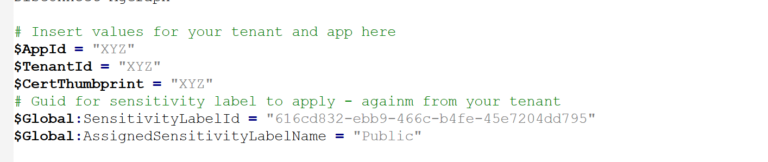 Label and Relabelling script for documents on SharePoint using ...